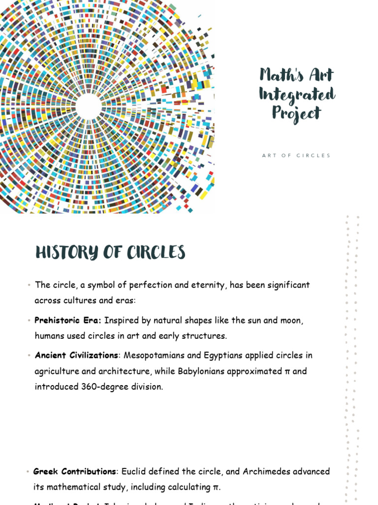 Maths Art Integrated Project | PDF | Mathematics | Circle