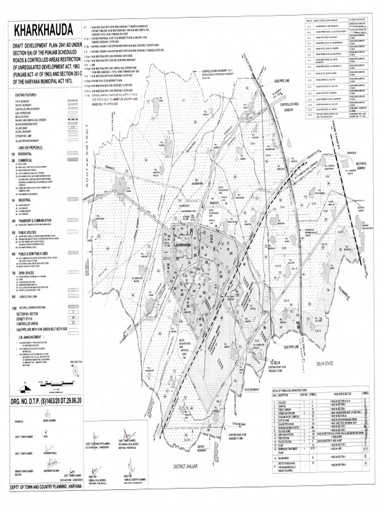 Drawing of DDP 2041AD Kharkhauda | PDF
