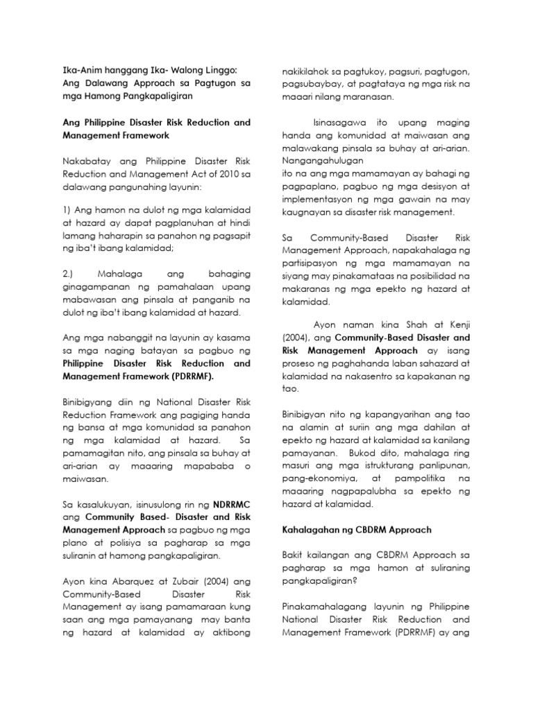 Ika-Anim Hanggang Ika - Walong Linggo | PDF