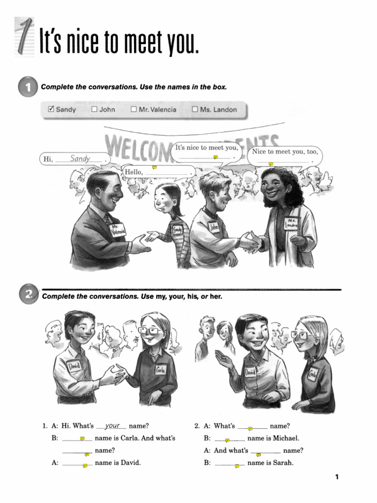 Interchange Intro Workbook | PDF