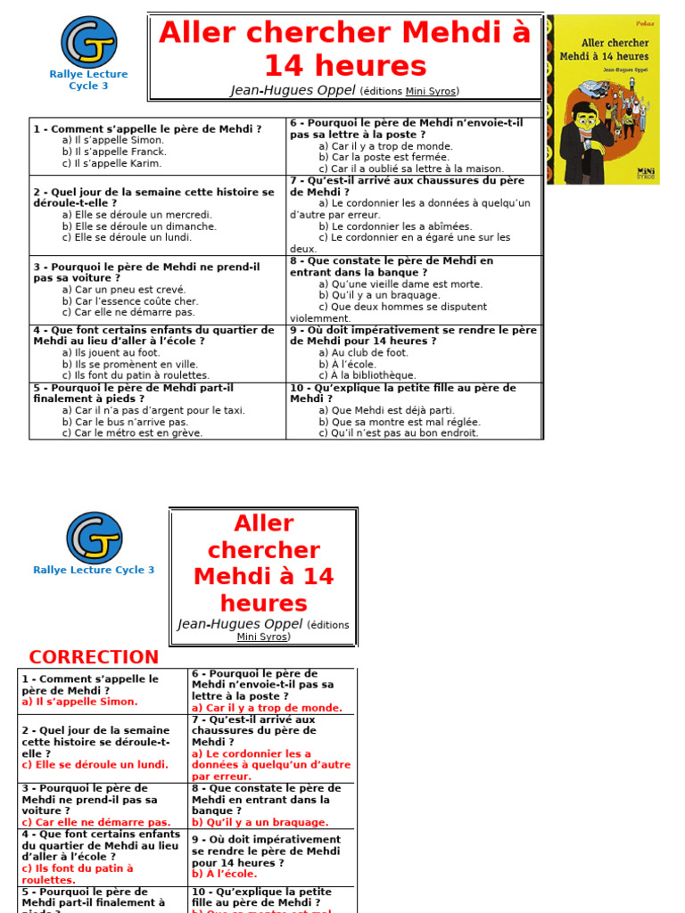 Aller chercher Mehdi à 14h | PDF