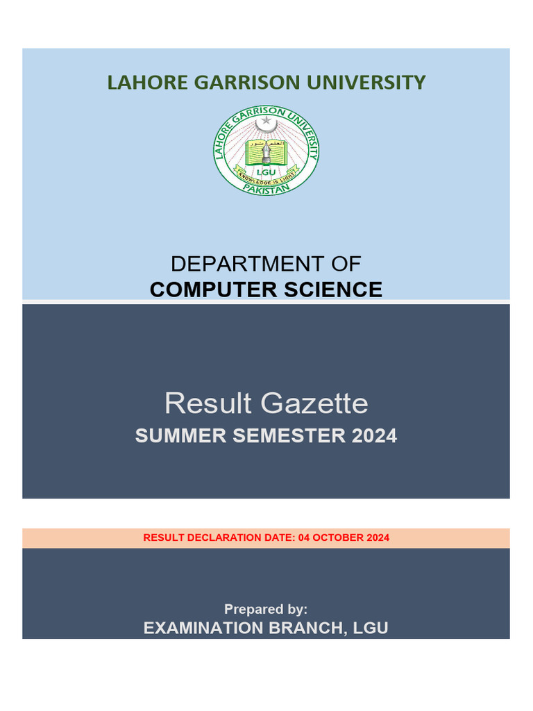 4 Computer Sciences Su 2024 | PDF | Software | Information Technology