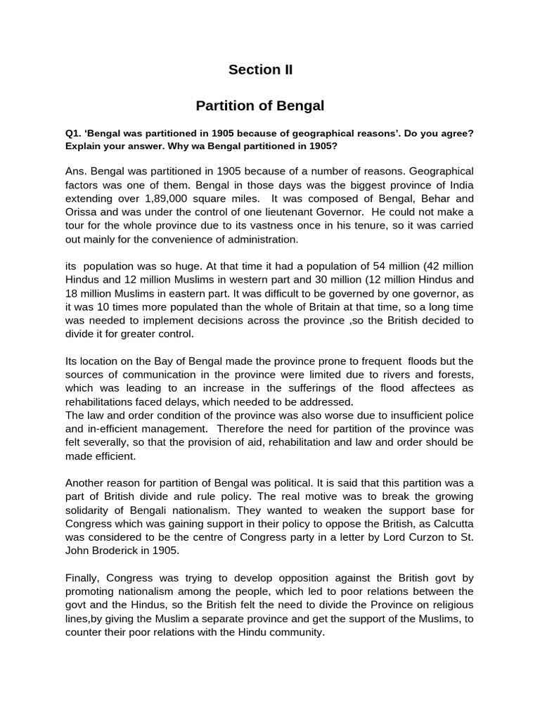 1905 To 1919 Notes History | PDF | British Raj | Partition Of India