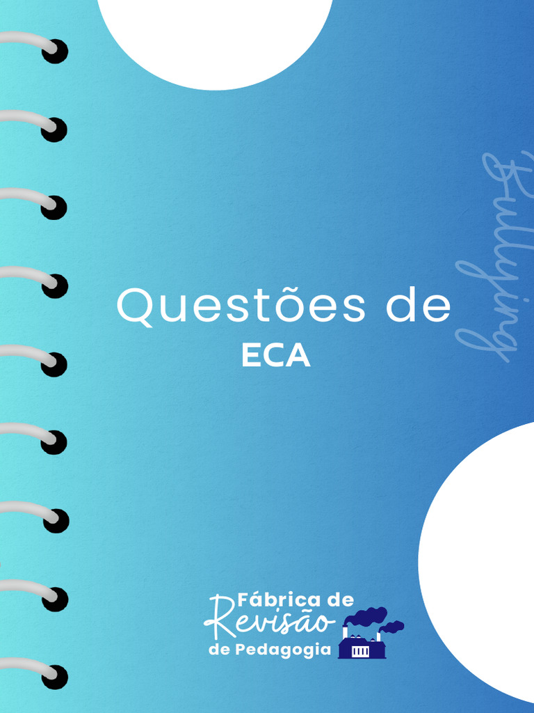 ECA | PDF | Pedagogia | Adolescência