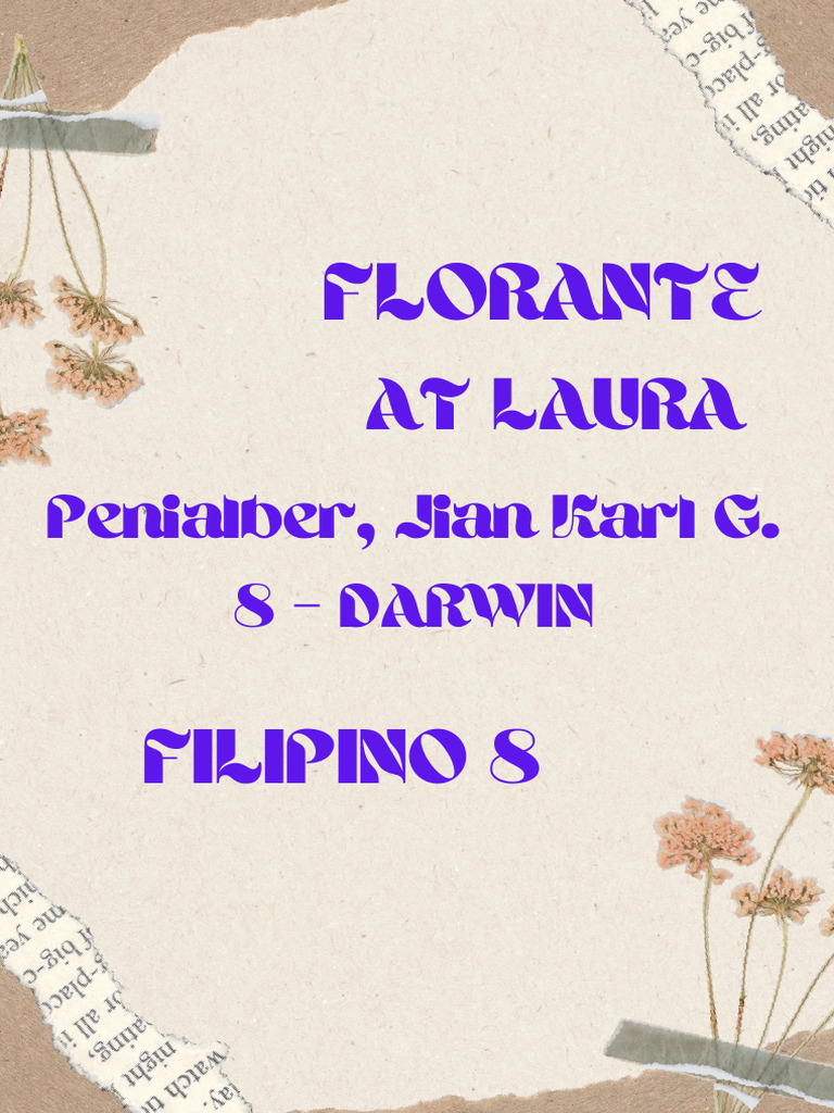 FLORANTE20AT20LAURA (1) | PDF