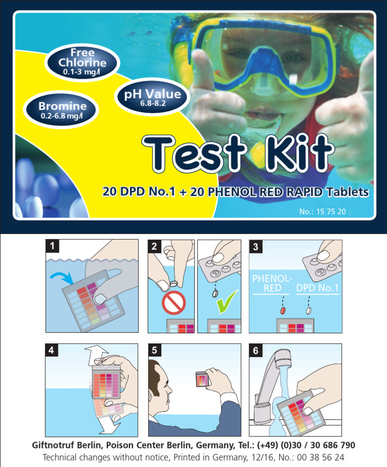 Tintometer Testkit CL PH BR 2017 | PDF