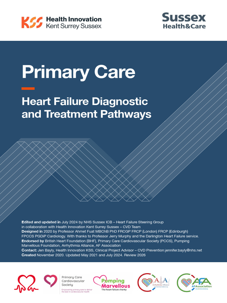 Heart Failure Pathway. Sussex ICB. Final Version | PDF | Heart Failure ...