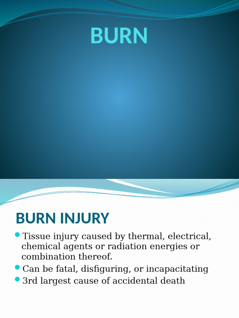 12.surgery Class Burn | PDF | Burn | Skin
