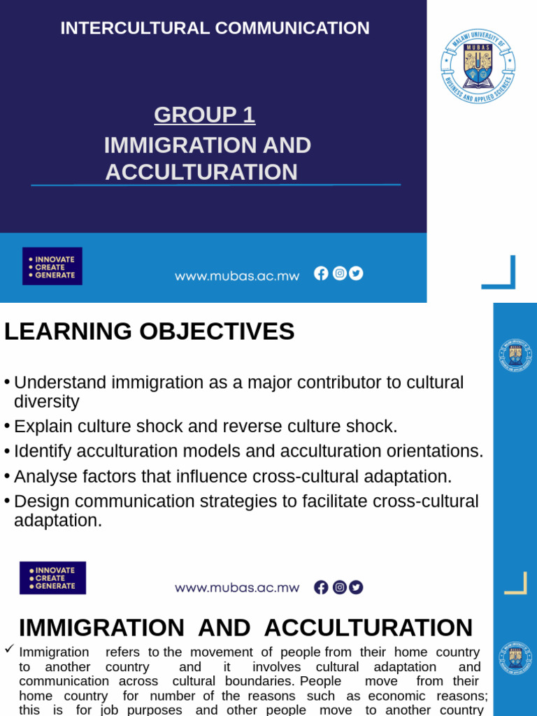 Immigration and Acculturation | PDF | Multiculturalism | Human Migration