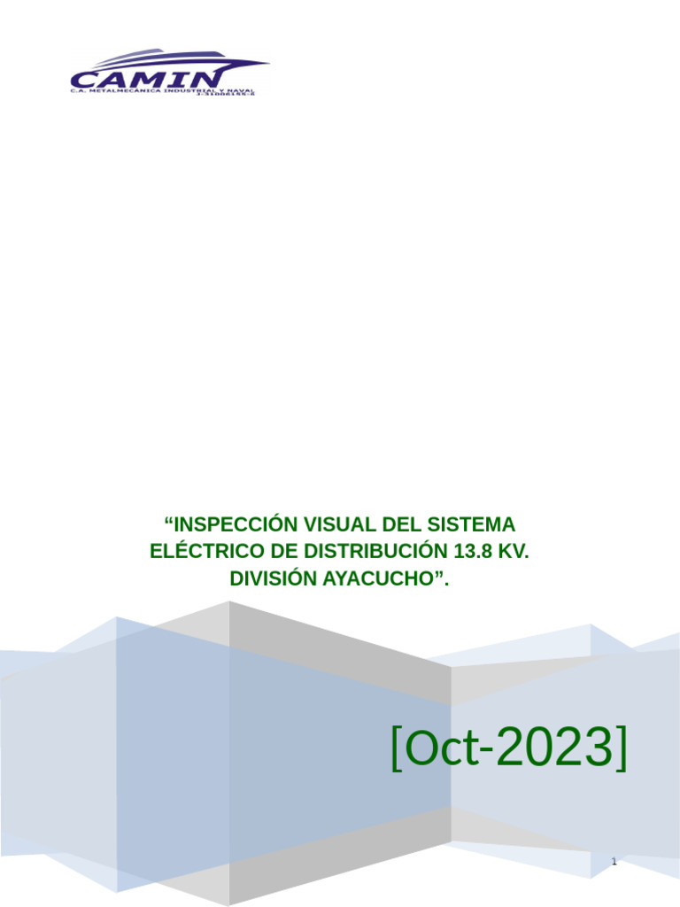 Informe Inspección Visual de Lineas 13.8 Kv. (Final) | PDF | Aislador (Electricidad ...