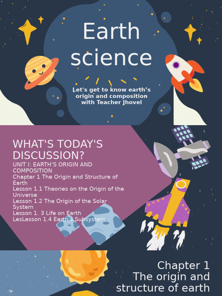 Lesson 1.1 Theories On The Origin of The Universe | PDF | Universe ...