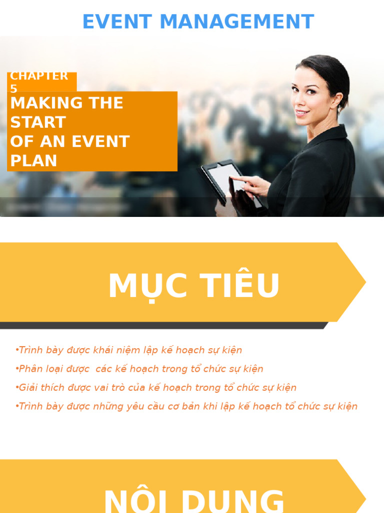 CHAPTER 5 - Making the Start of an Event Plan | PDF