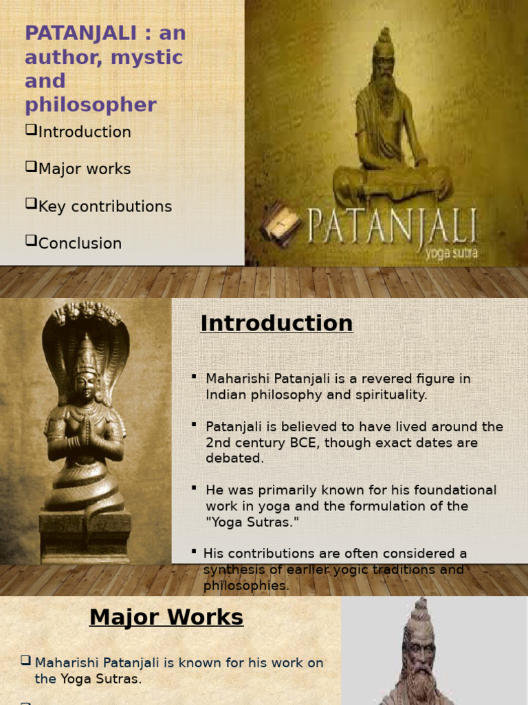 Patanjali: Yoga's Foundational Figure | PDF