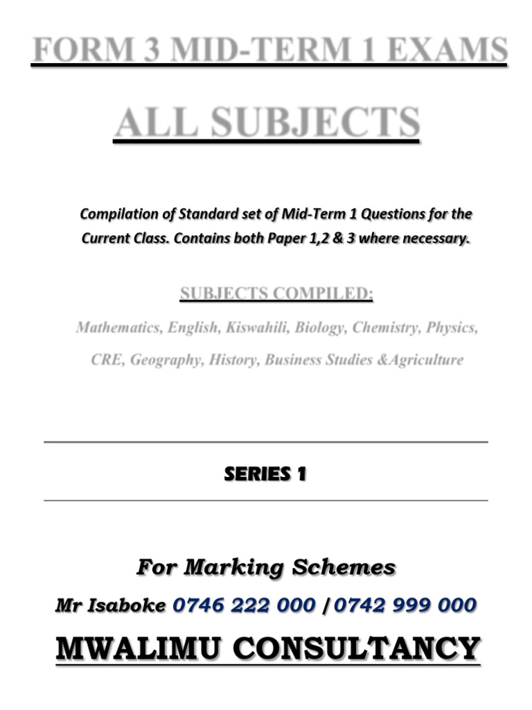 f3 Midterm 1 Exams s1_removed | PDF | Chemistry | Chemical Substances