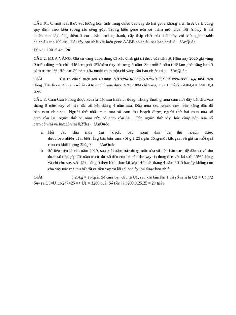 AnQuoc. CSC CSN CHƯƠNG 1 TẬP 1 | PDF