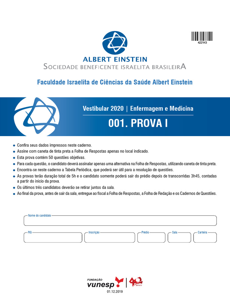 Albert Einstein 2020 P1 | PDF | Universo | Célula (Biologia)