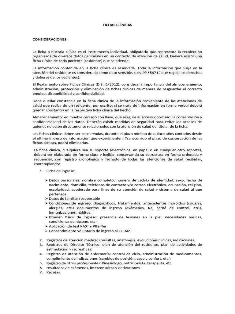 Fichas Clã - Nicas | PDF | Historial médico | Ciencias de la Salud