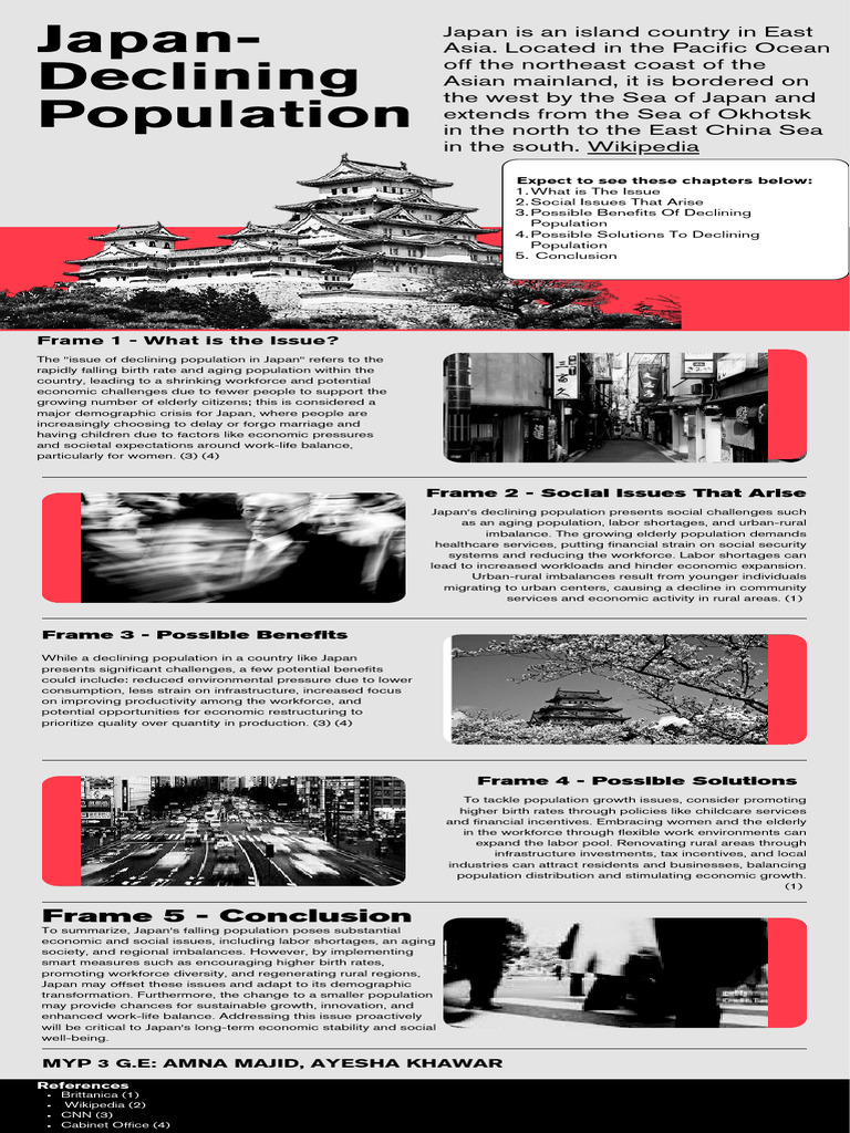 Japan's Declining Population Crisis | PDF | Japan | Birth Rate