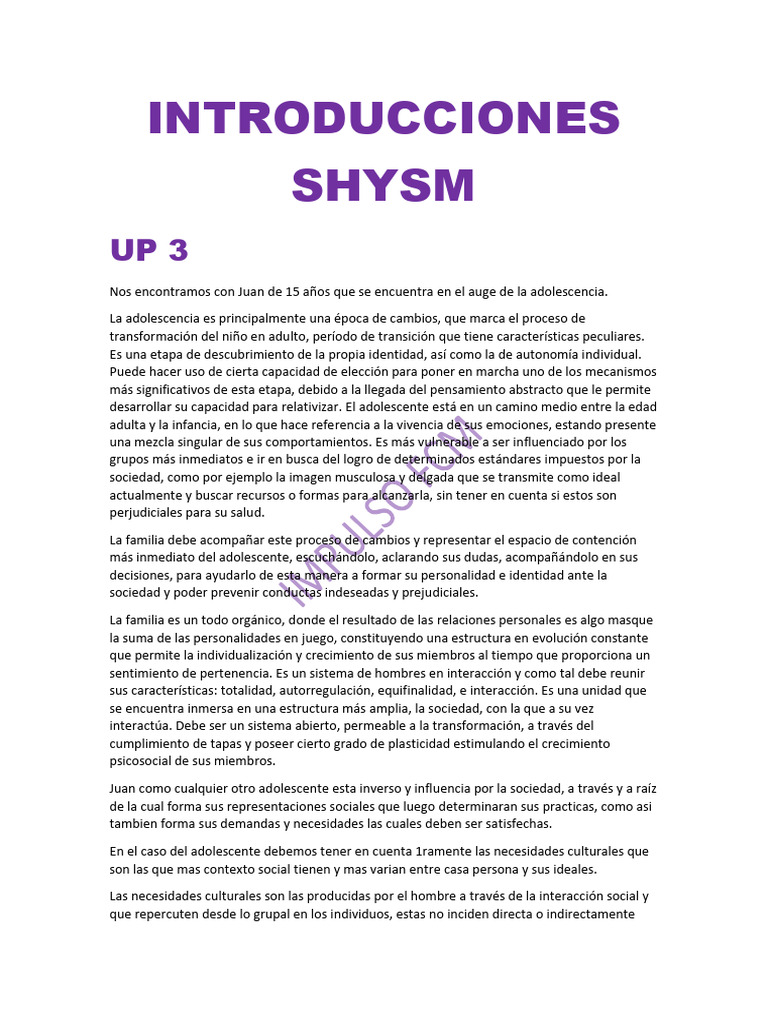 INTRODUCCION UP3 SHYSM 2024 | PDF | Riñón