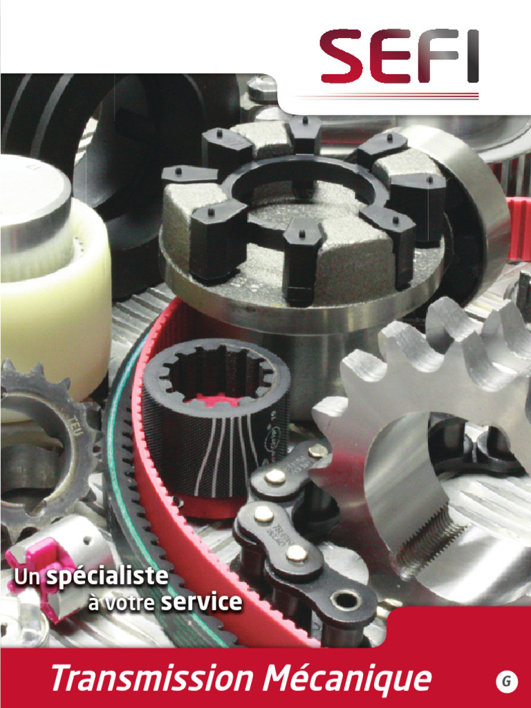 Courroie, Pignon, Roulement, Accouplement | PDF | Courroie | Palier (mécanique)