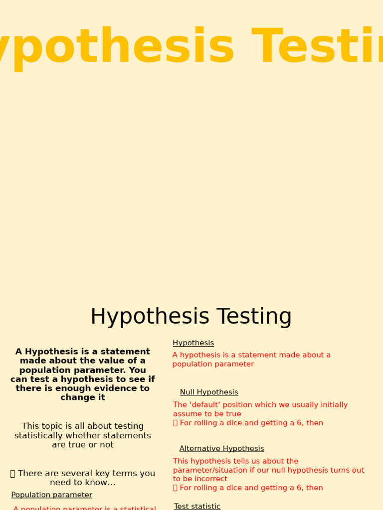 12Hypothesis-Testing | PDF | Statistical Significance | Null Hypothesis 12Hypothesis-Testing | PDF | Statistical Significance | Null Hypothesis