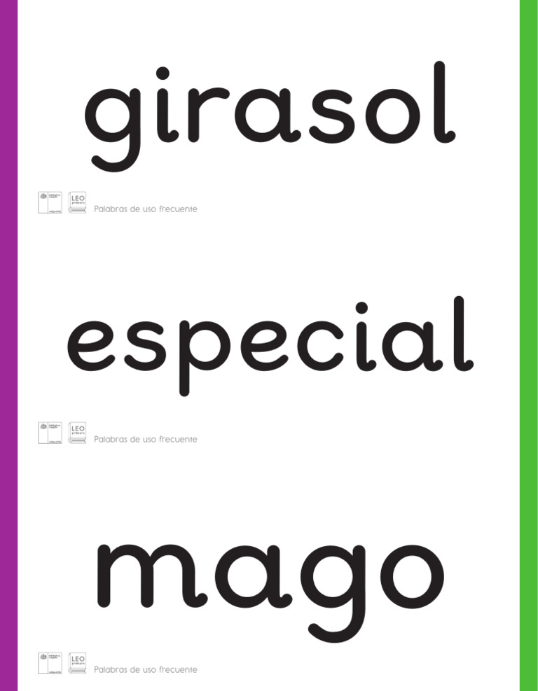 L24 Palabras Uso Frecuente | PDF