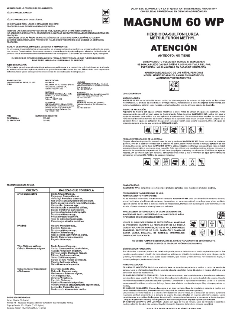 Magnum 60wp | PDF