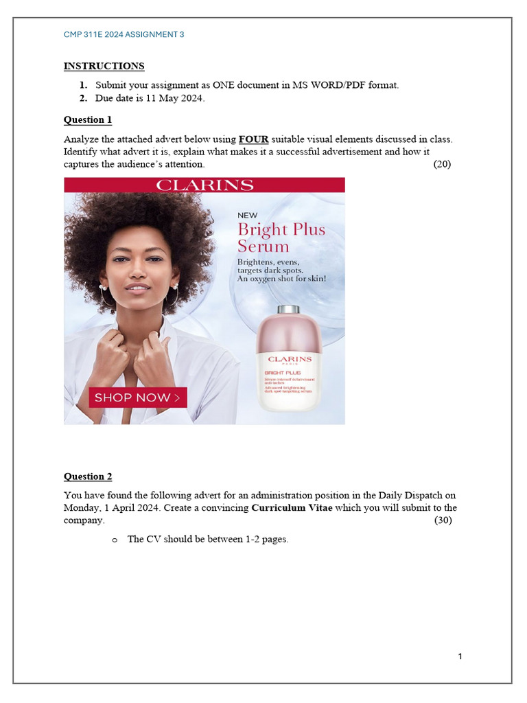 Assignment 3 CMP 311 | PDF