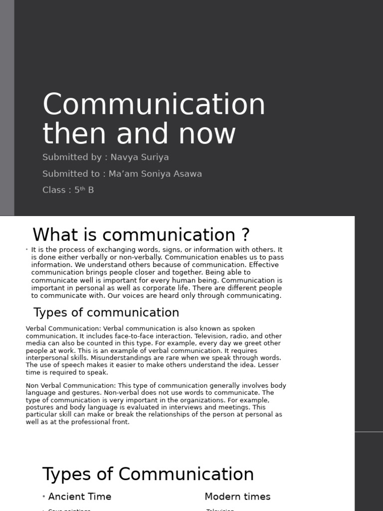 Evolution of Communication Methods | PDF | Communication | Telephone