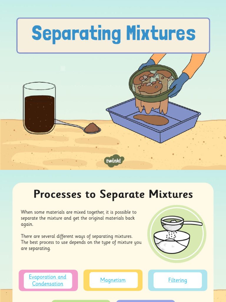 Separating-Mixtures-Powerpoint in pdf | PDF