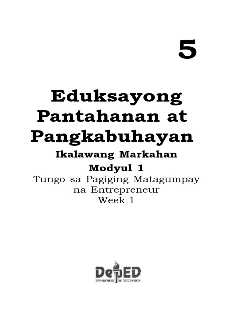 Epp5 Ict q2 Module 1 Passed | PDF