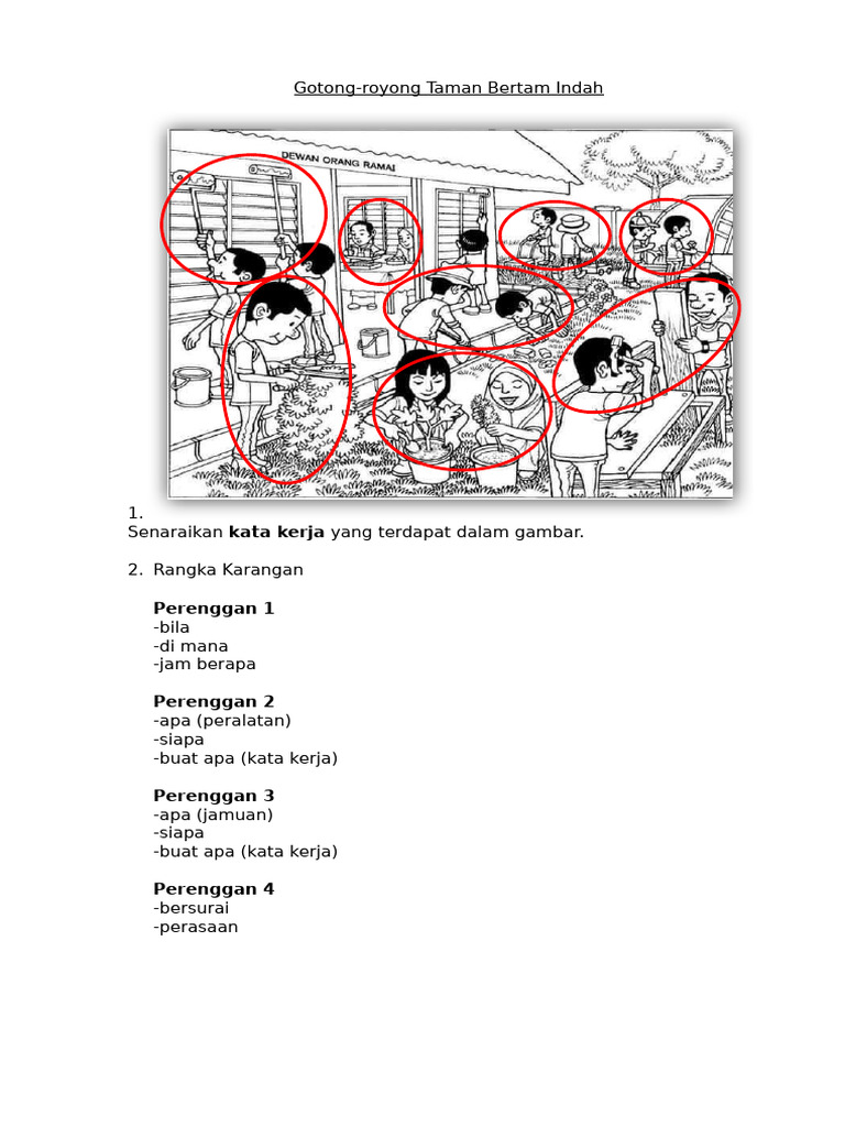 Gotong-royong Taman Bertam Indah | PDF