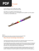 Cambridge O Level Physics Syllabus | PDF | Force | Acceleration