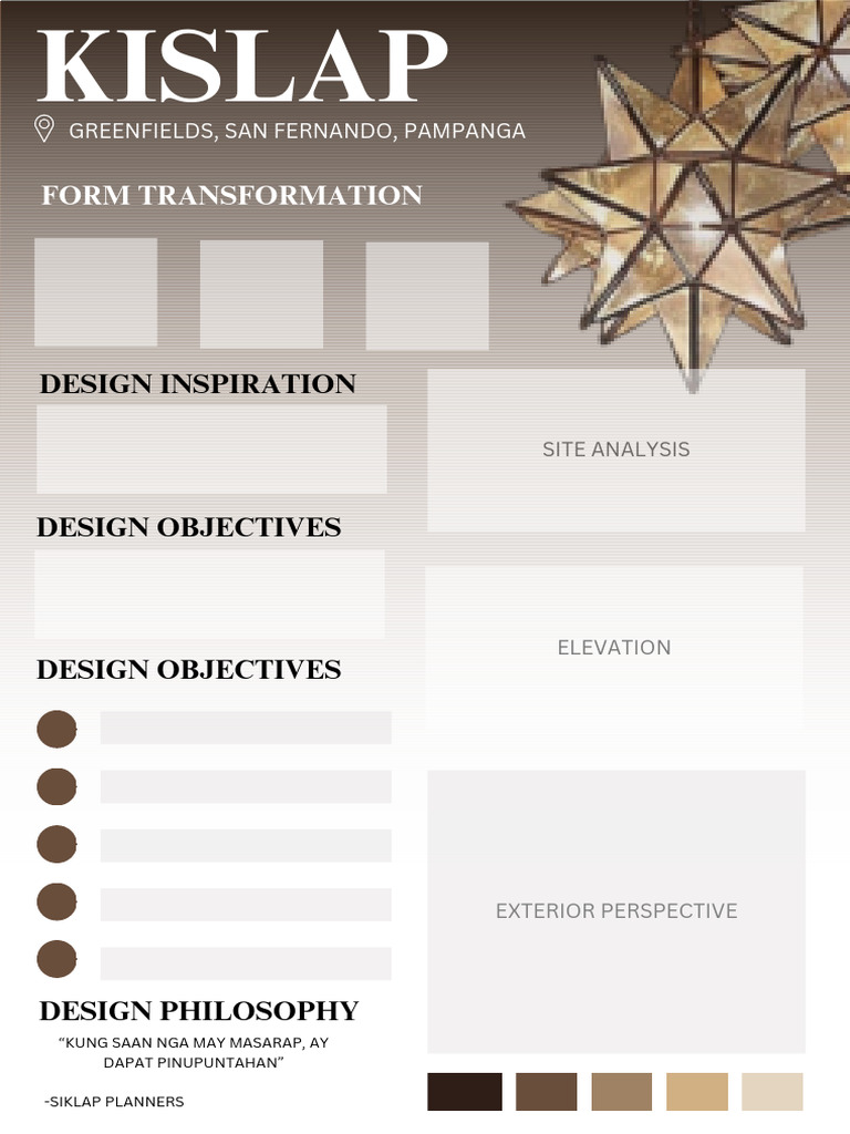 Kislap Design Insights for Planners | PDF