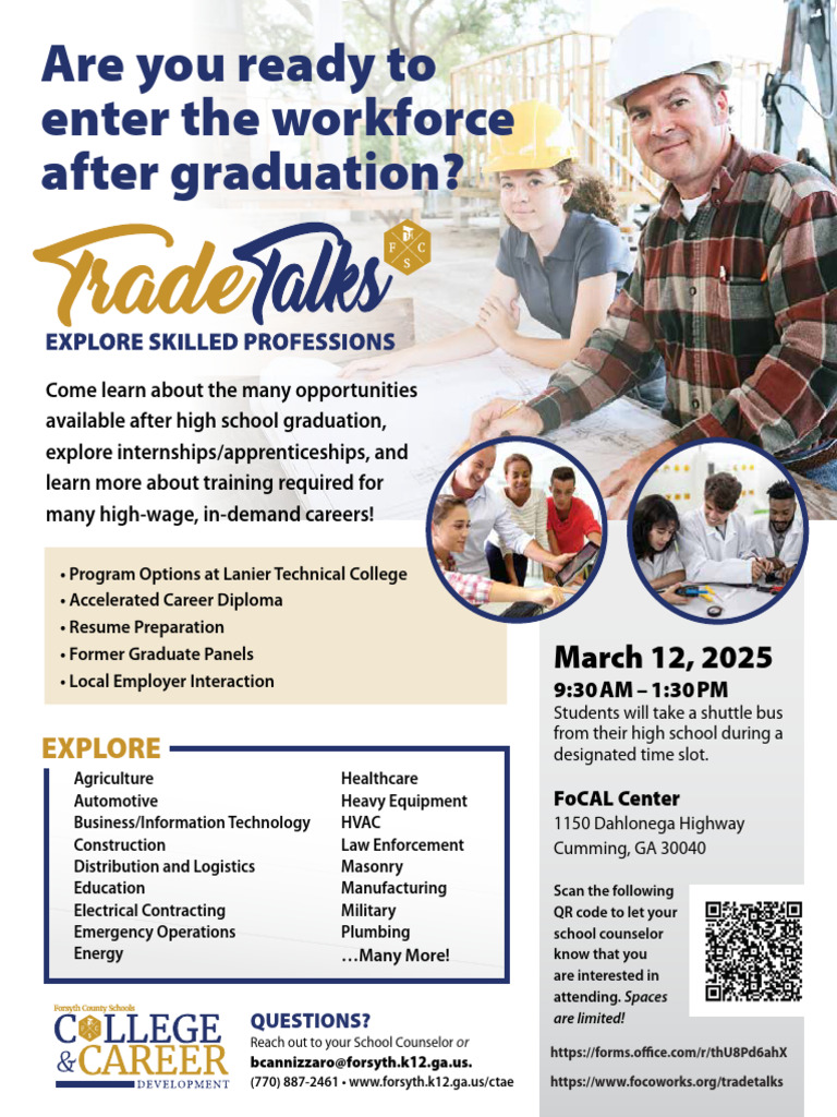 2025 FCS Trade Talks Event Flyer | PDF