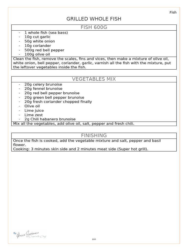 Whole Fish | PDF