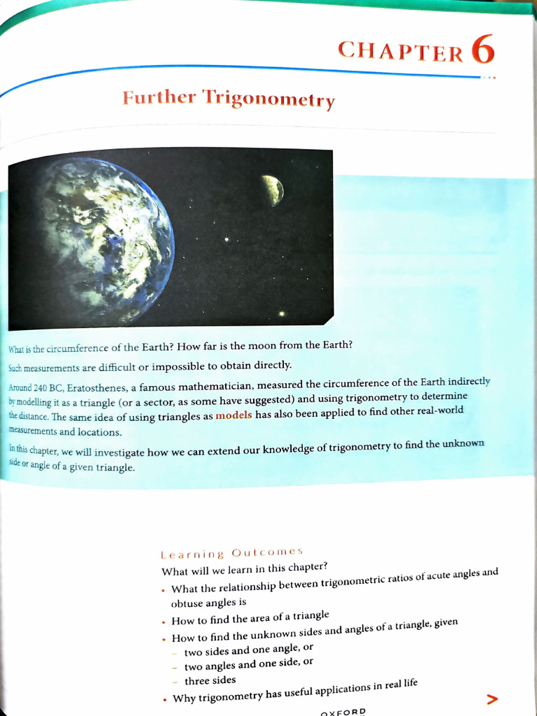 Further Trigonometry: Triangle | PDF | Trigonometry | Trigonometric ...