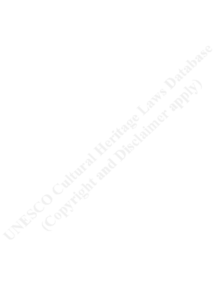 Rules for Registering Cultural Property | PDF