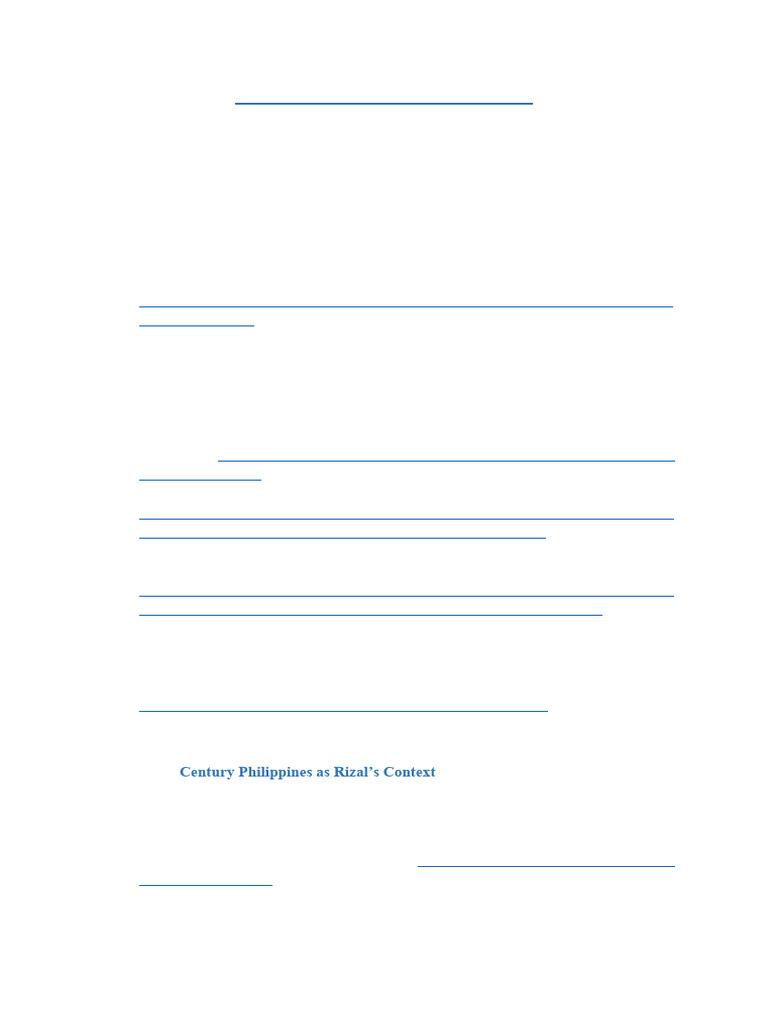 List of References For Rizal-Midterm-Updated | PDF | Manila | Philippines