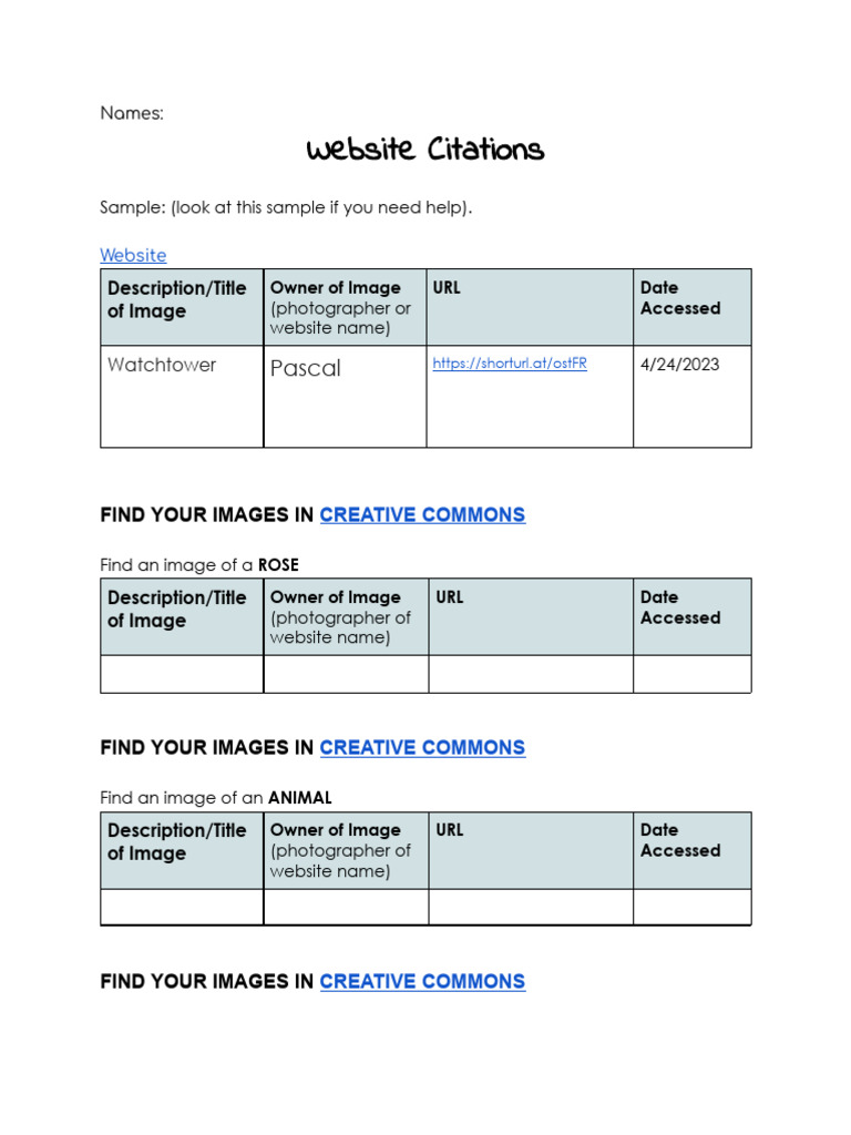 Edited - Anisa Mohamed - Citations Images - Practice 5th Grade | PDF