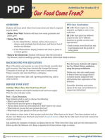 CACFP Weekly Menu Template | PDF | Meal | Lunch