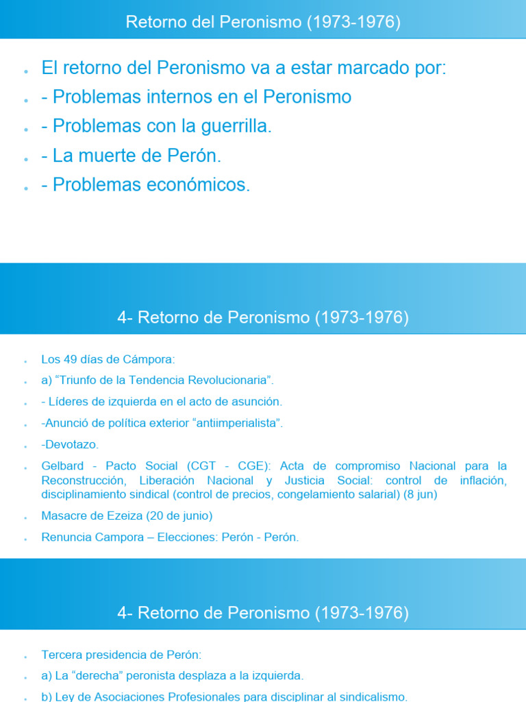 Tercer Peronismo | PDF