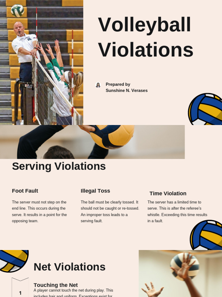 Volleyball-Violations - PPTX 20250217 213608 0000 | PDF | Volleyball ...