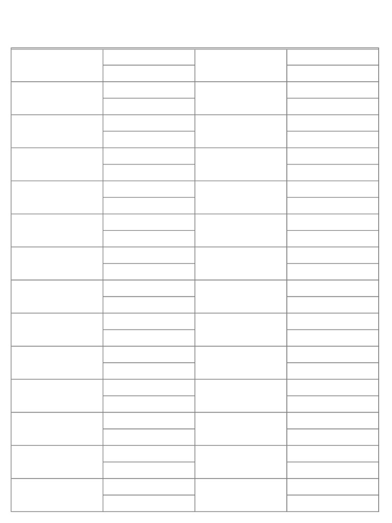 Vocabulary Template B5 | PDF