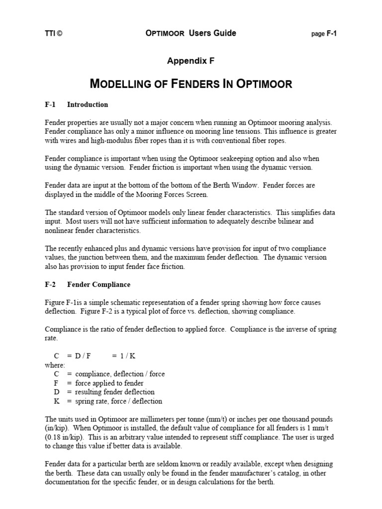 Appendix FFenders | PDF | Force