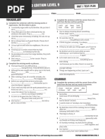 Cambridge Global English 9 Unit 1 Test | PDF | Ellipsis | English Language