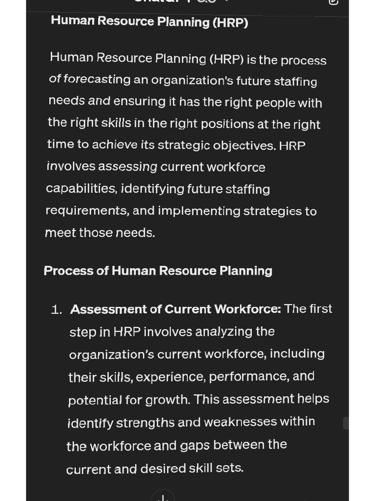 What Is Human Resource Planning Explain Process and Factors, Types and ...