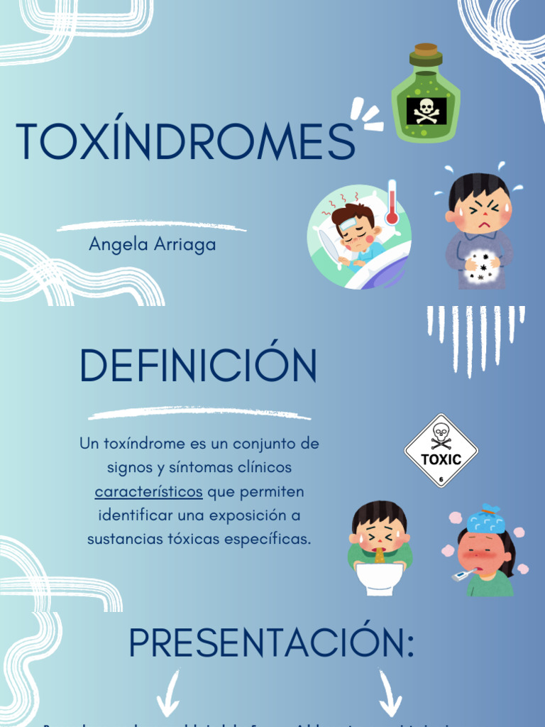 Toxíndromes: Identificación y Manejo | PDF | Vómitos | Benzodiazepinas