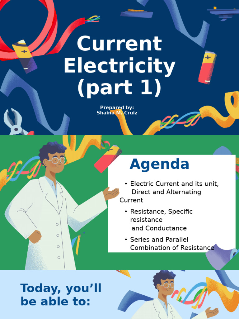 Understanding Electric Current Basics | PDF | Voltage | Series And ...