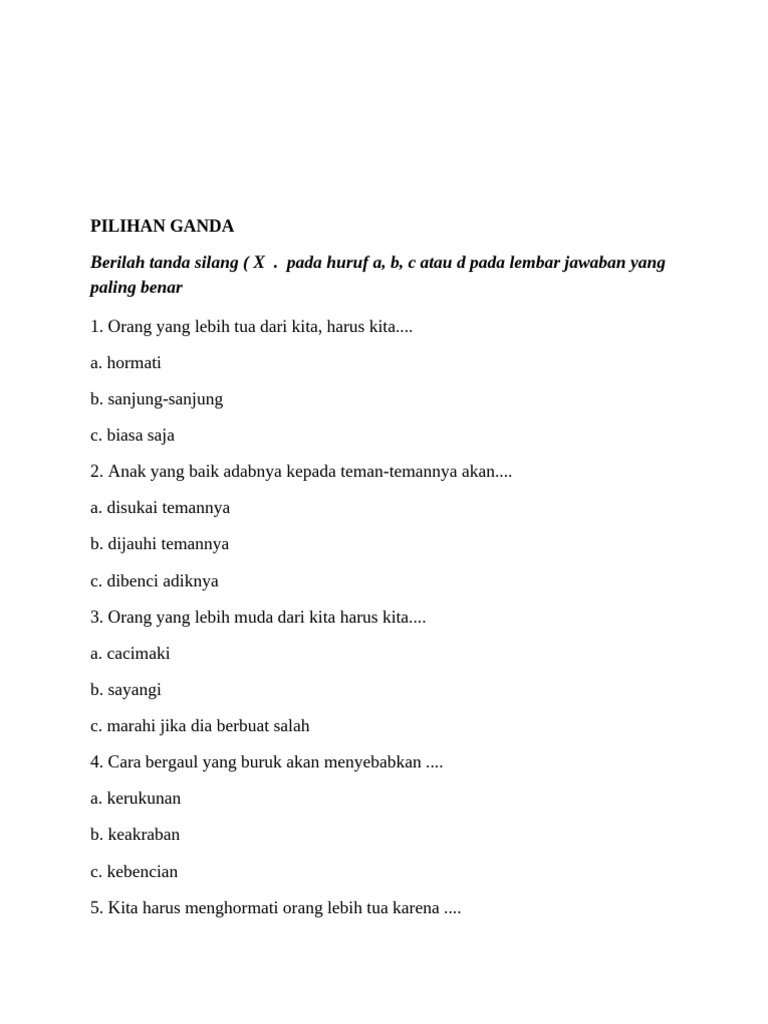 Akhak Kelas 2 Mda | PDF